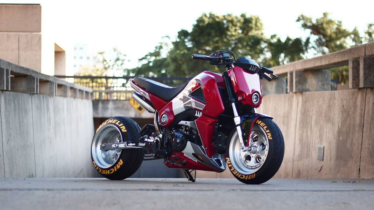 This Custom Honda Grom Is Perfect For Iron Man