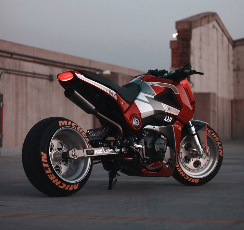 This Custom Honda Grom Is Perfect For Iron Man