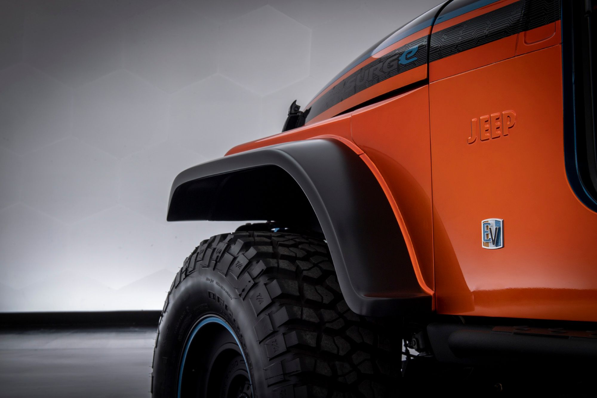Jeep Wrangler CJ Surge Concept Electric SUV To Debut At SEMA