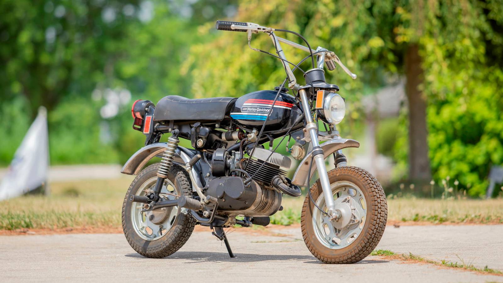 The Smallest Harley-Davidson Once Took On The Honda Monkey