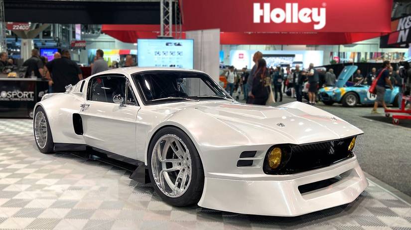 Mid-Engined 1967 Mustang SEMA Build Is Part Chevy And Part Bugatti