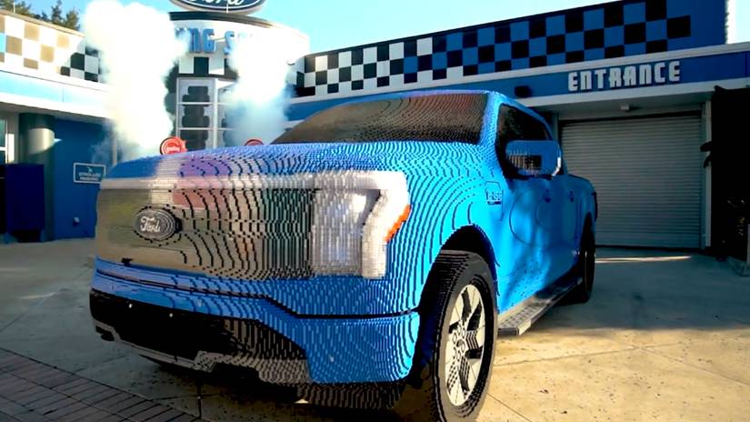The World's First All-Electric Life-Size Lego Vehcile, A Ford F-150 ...
