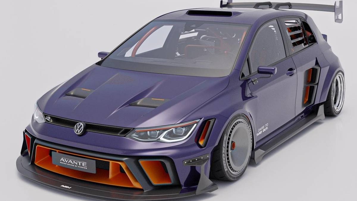 The Ultimate Tuner's Dream: A Ferrari V-12 Swapped VW Golf R