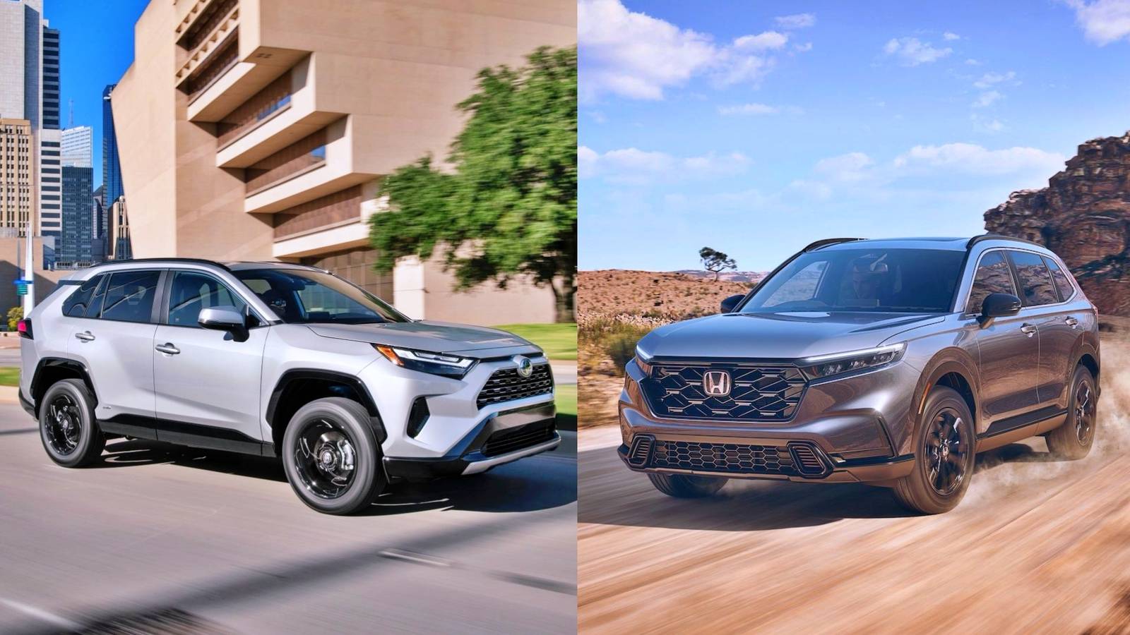 Clash Of The Titans: CR-V vs Rav-4 Hybrid Compared