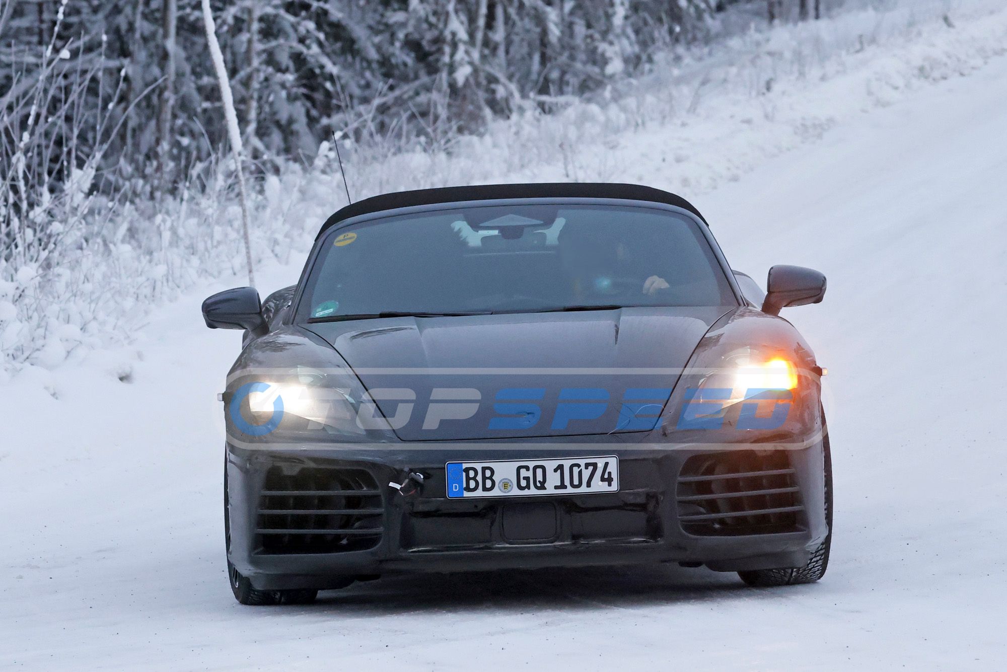 Spy Shots: An Early Look At The 2025 Porsche 718 Boxster EV