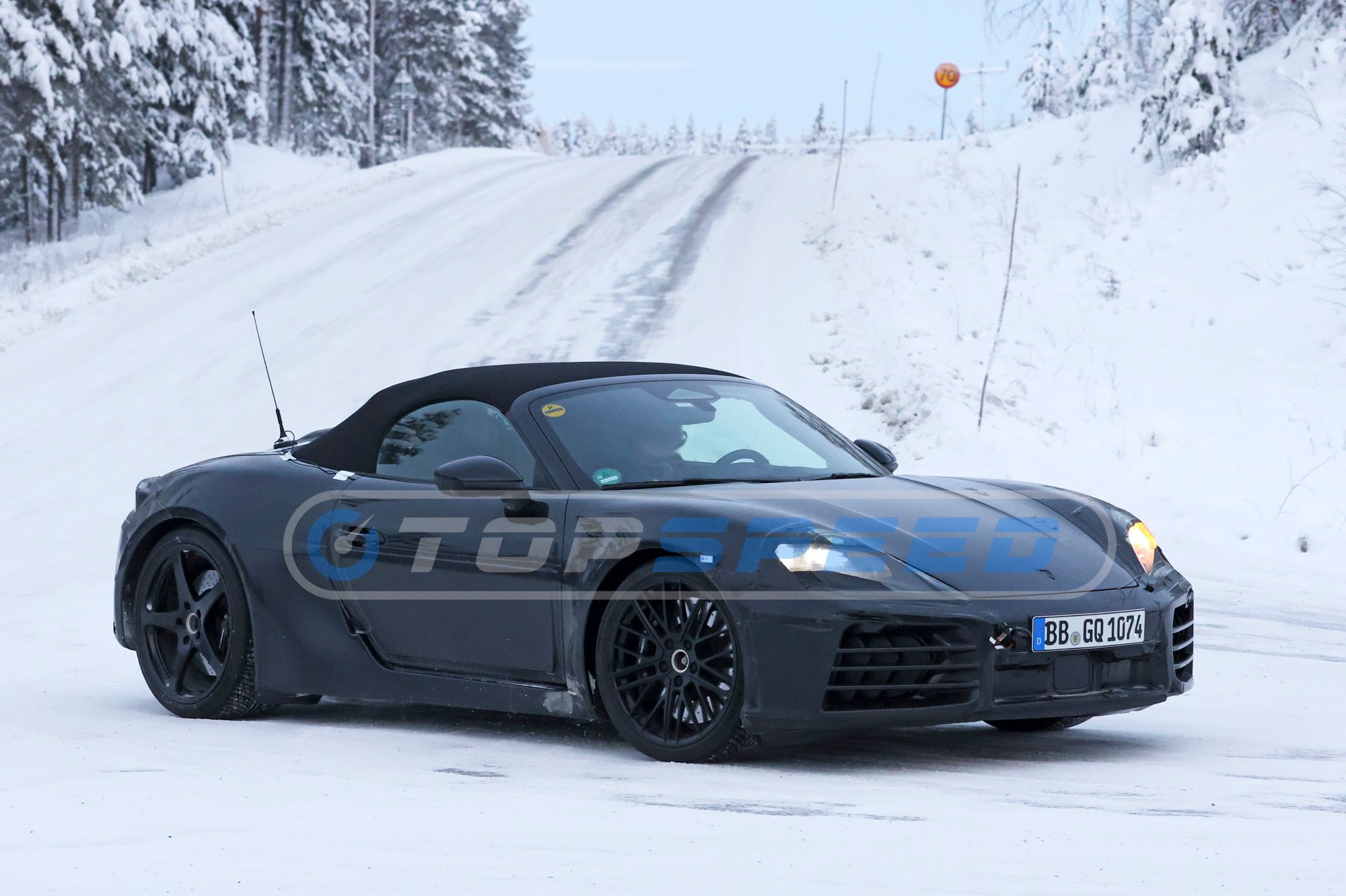 Spy Shots: An Early Look At The 2025 Porsche 718 Boxster EV