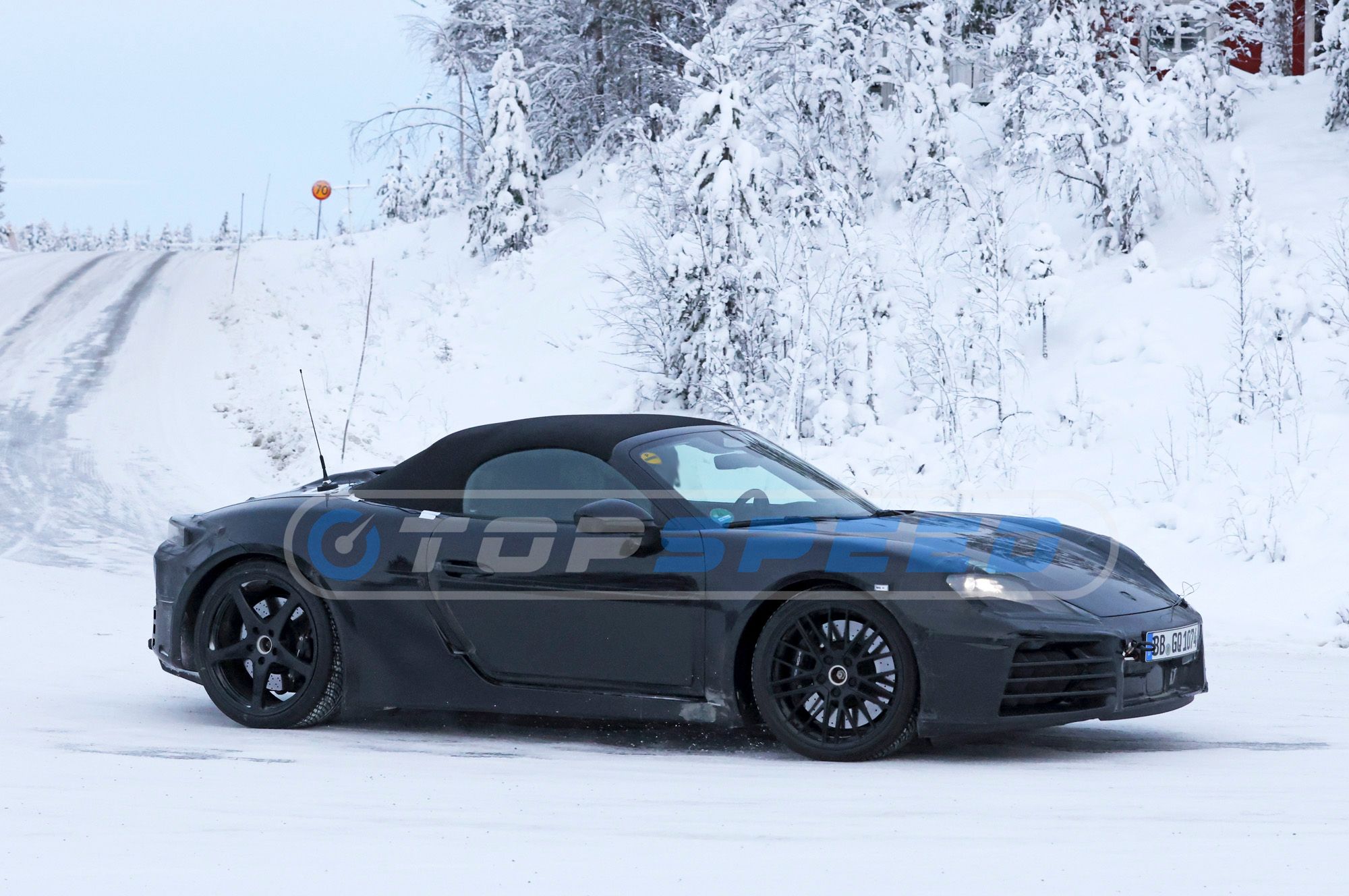 Spy Shots: An Early Look At The 2025 Porsche 718 Boxster EV