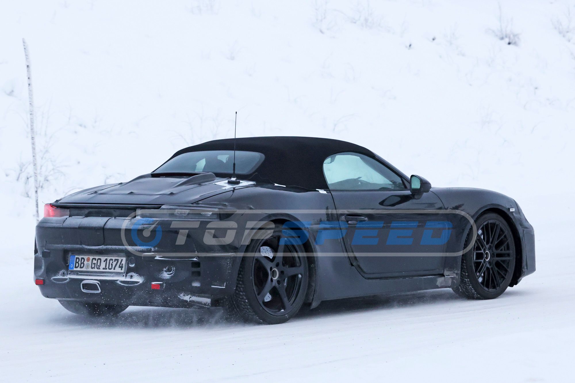 Spy Shots: An Early Look At The 2025 Porsche 718 Boxster EV