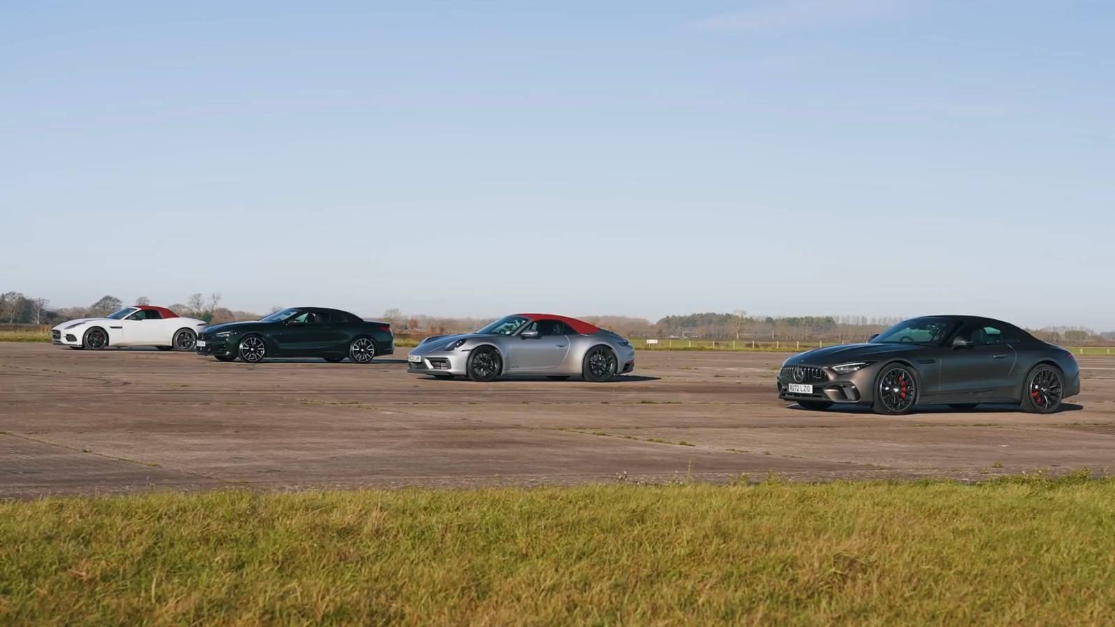 Watch The New AMG SL55 Drag Race Against A BMW M850i, Porsche 911 GTS ...