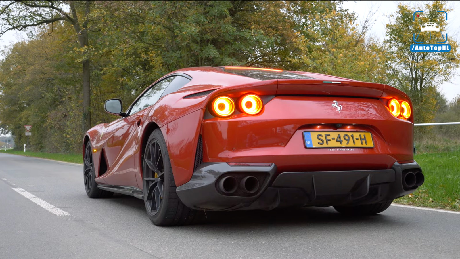 A Ferrari 812 Superfast With Novitec Exhaust Is An Automotive ...