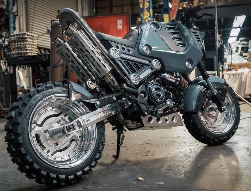 Custom Honda Grom Looks So Extreme, It'll Make You Look Double-Take