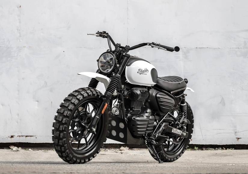 This Custom Royal Enfield Hunter 350 Is Bonkers But In A Great Way