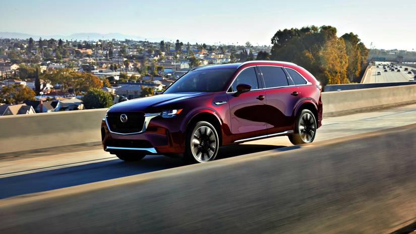 Three-Row Mid-Size SUV Battle: 2024 Mazda CX-90 Vs 2024 Toyota Grand ...