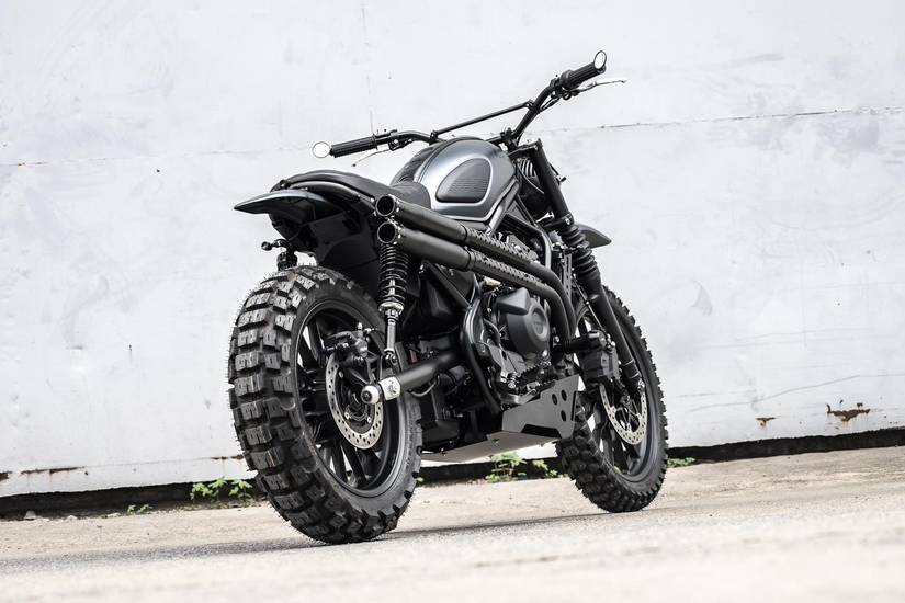 This Custom Honda CL500 Is A Unique Beast Ready For All Terrains Or No ...