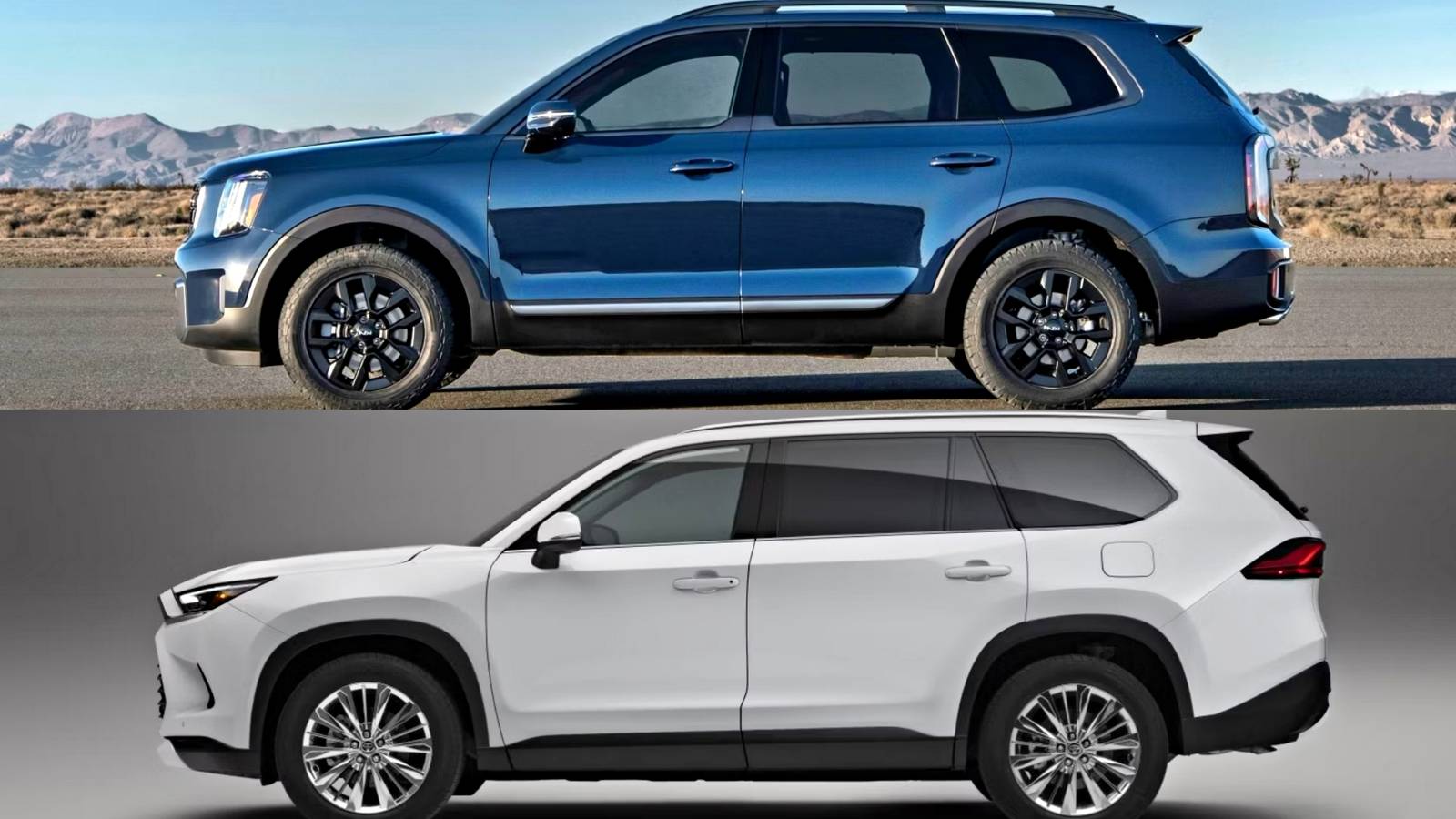 2023 Kia Telluride Vs. 2024 Toyota Grand Highlander
