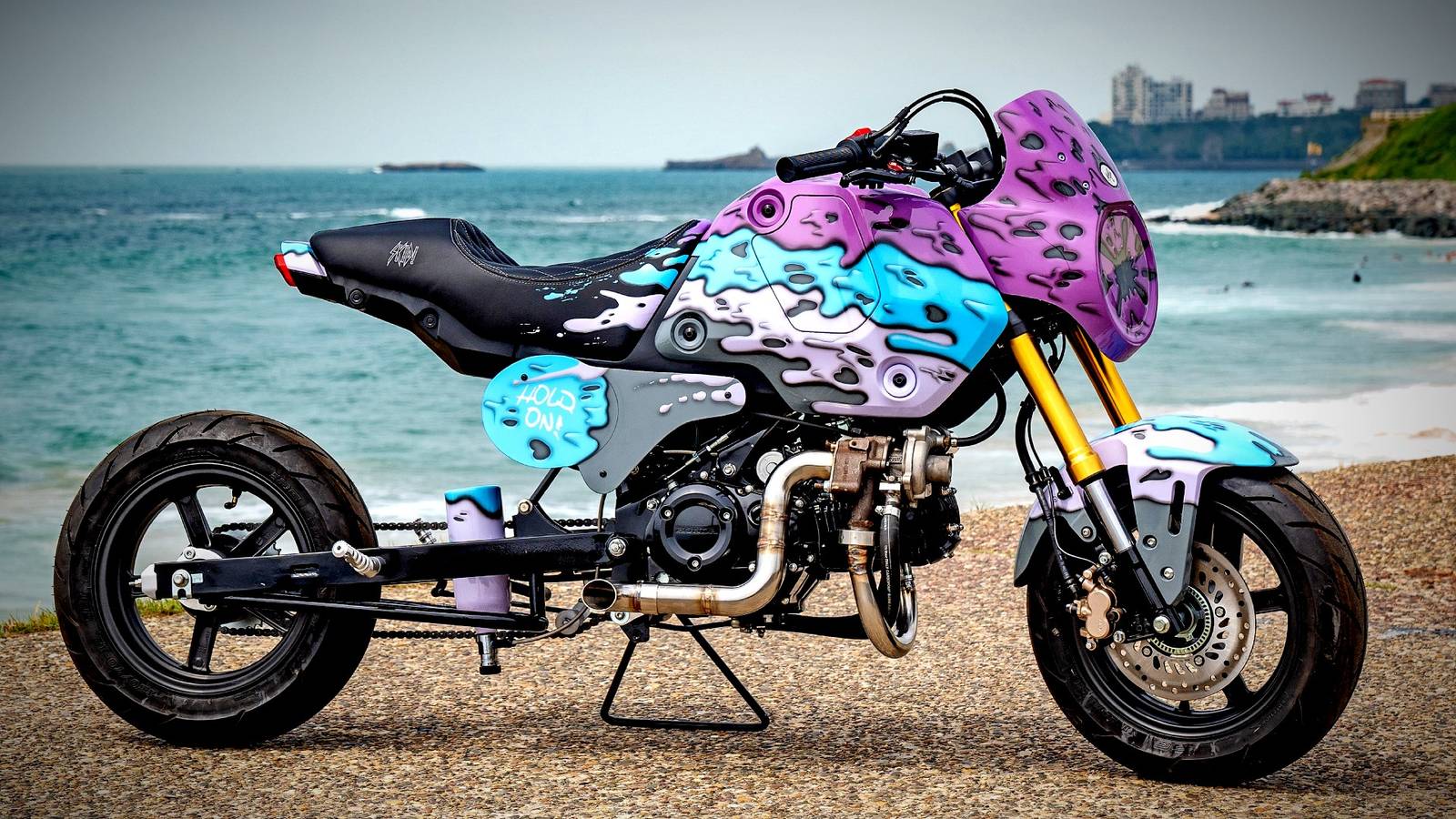 This Turbocharged And NOS-Loaded Honda Grom Promises To Be A WILD Beast