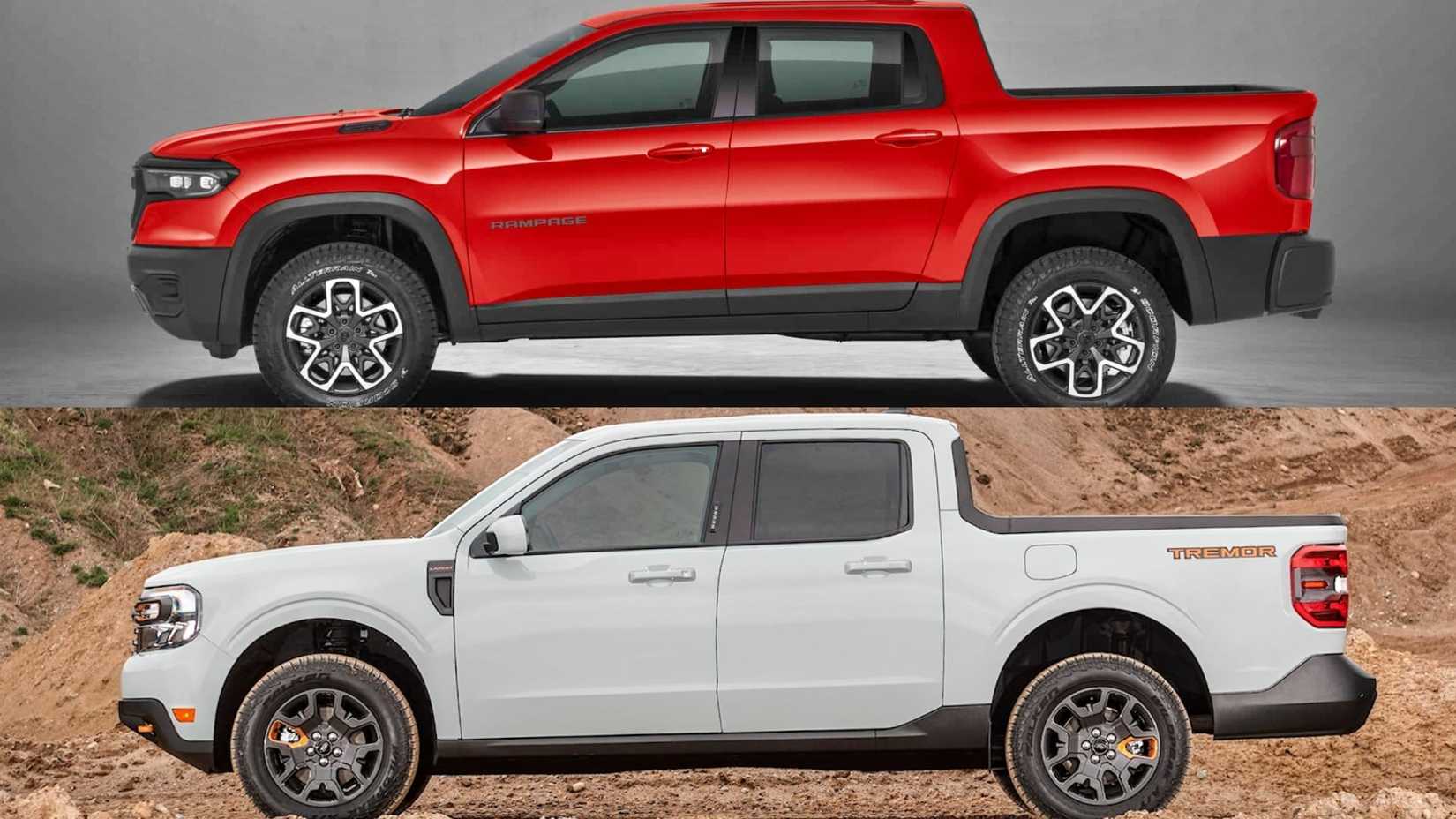 Ram Rampage vs Ford Maverick: Comparing Compact Pickup Trucks