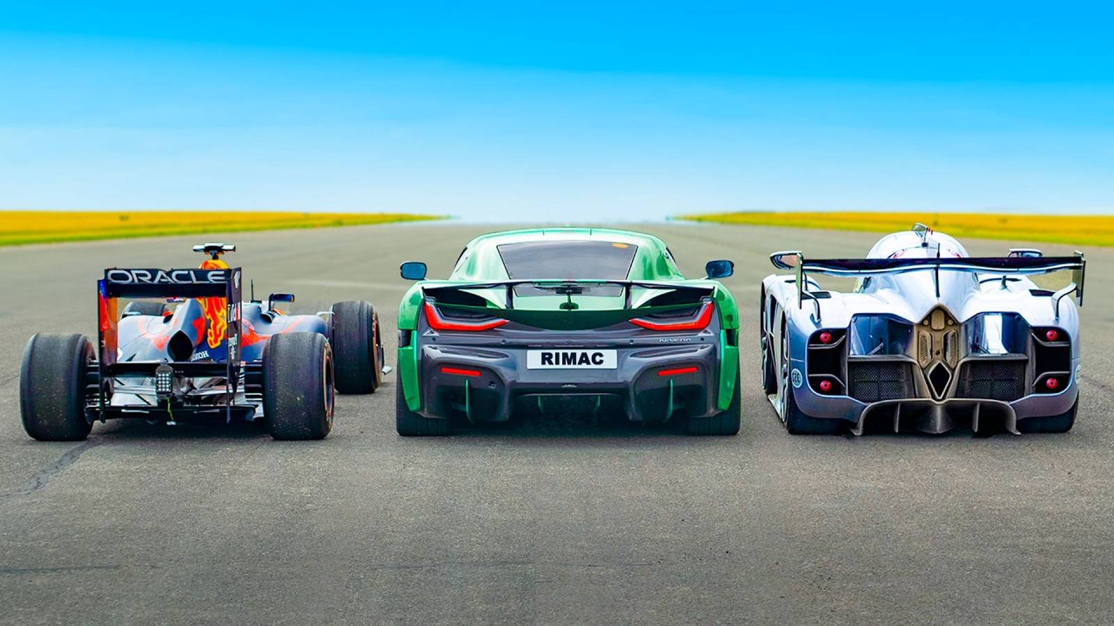 Here's What Happens When An F1 Car Takes On The Rimac Nevera And The ...