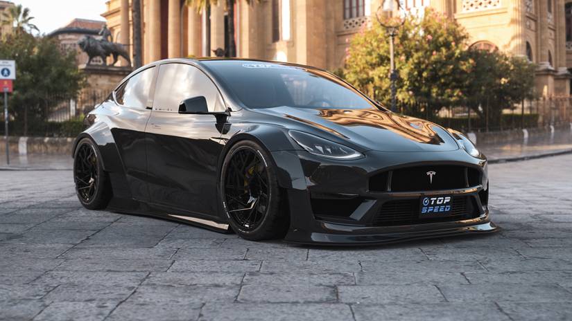 Our Exclusive Tesla Model Y Muscle Car Rendering Might Make you An EV ...