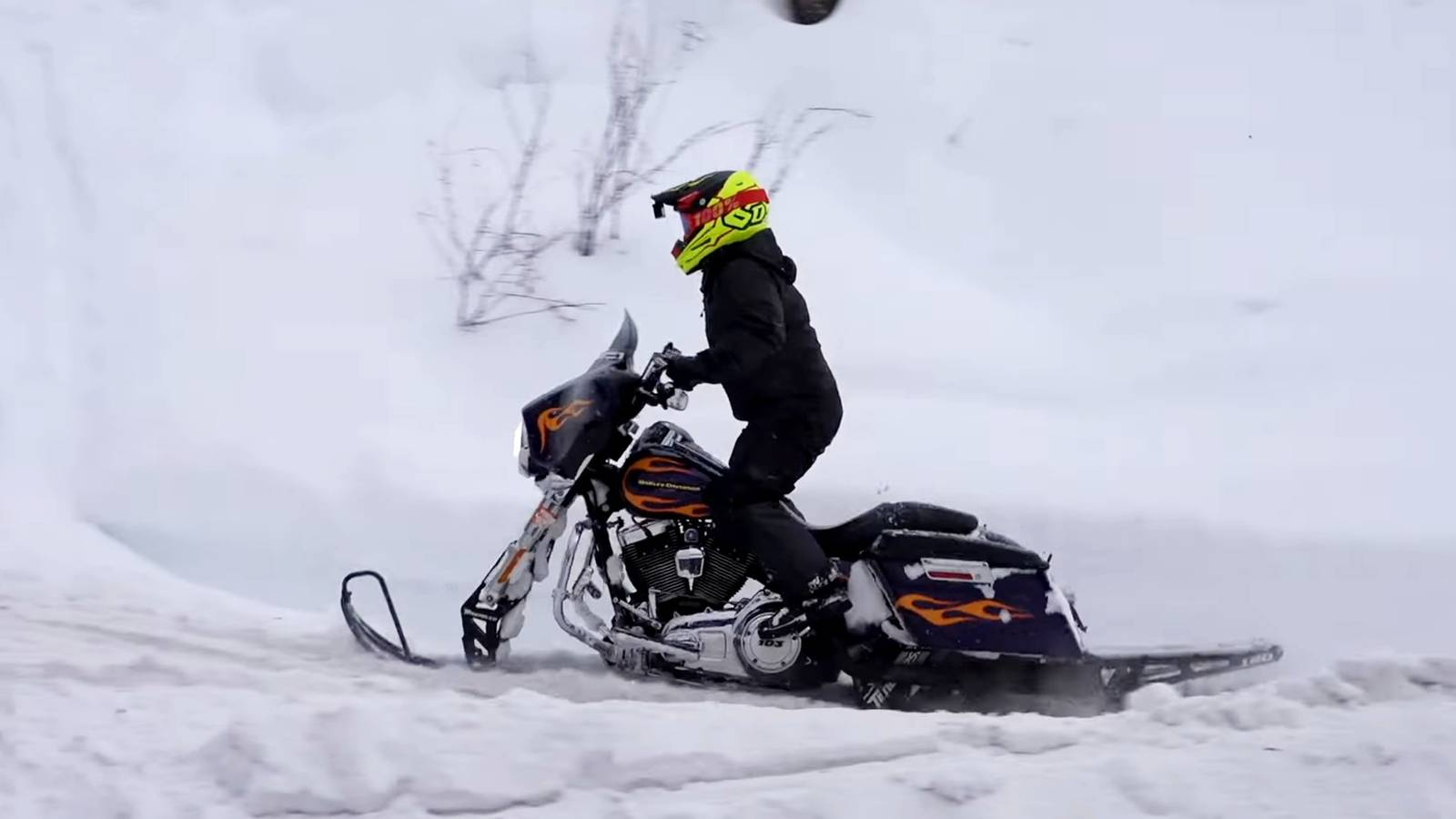 This Harley-Davidson Snow Bike Is Simply Bonkers