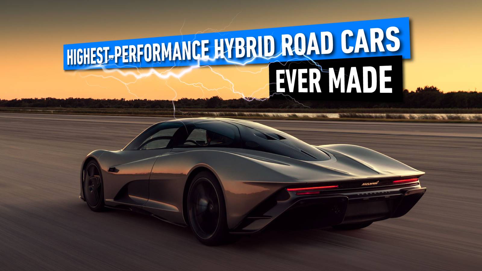 The 12 Highest-Performance Hybrid Road Cars Ever Made