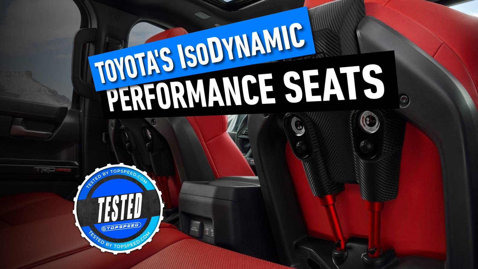 I Tried The 2024 Toyota Tacoma TRD Pro's IsoDynamic Performance Seats ...