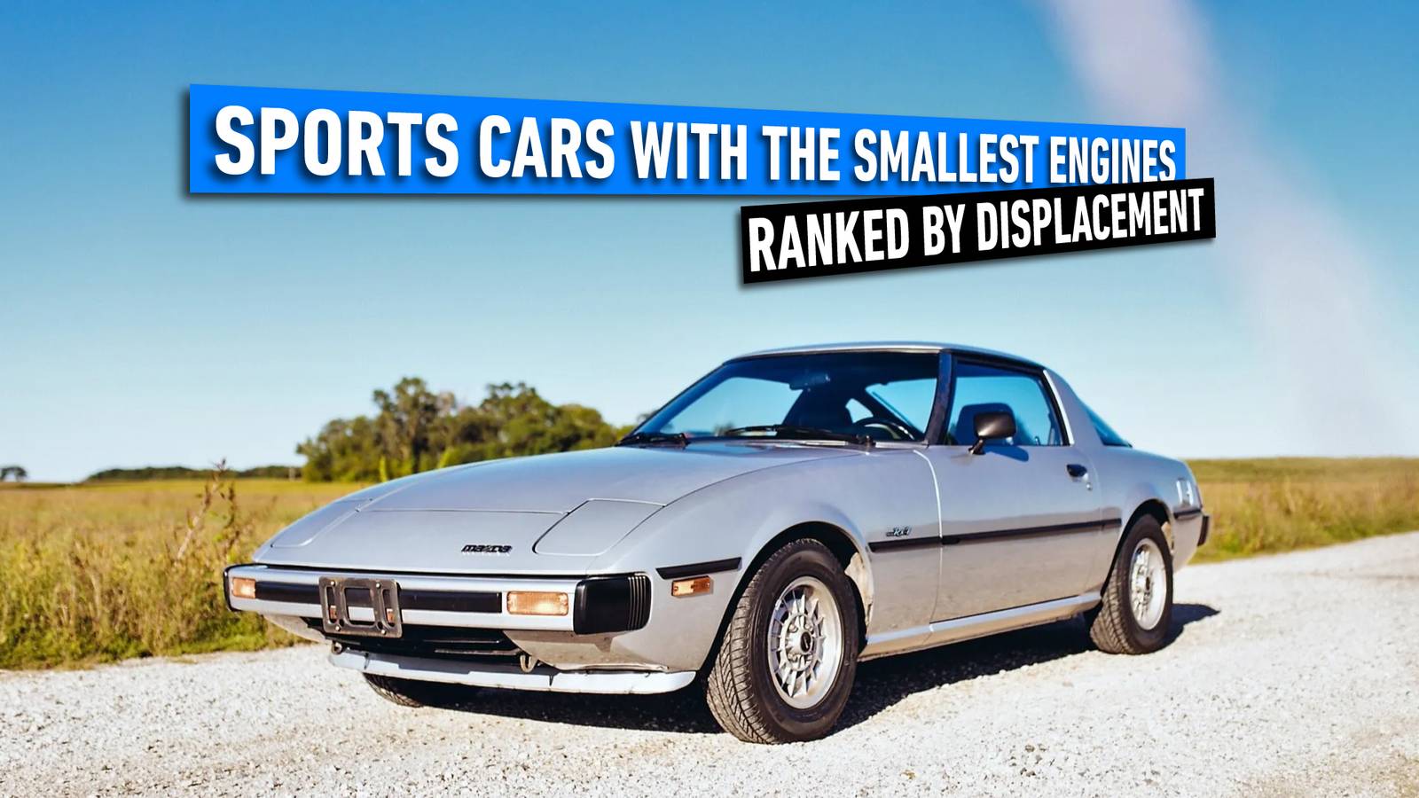 10 Sports Cars With The Smallest Engines, Ranked By Displacement