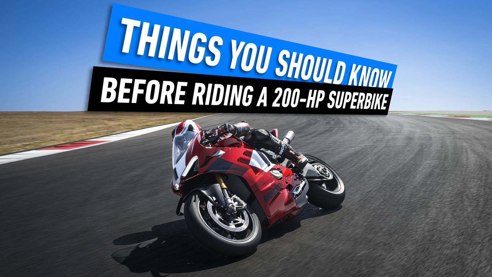 Key Things You Should Know Before Riding A 200-HP Superbike