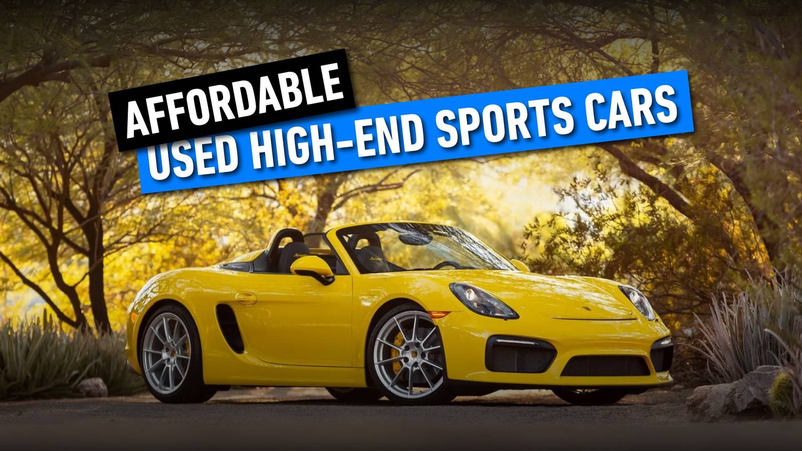 14 Used High-End Sports Cars That Are Affordable To Own Today