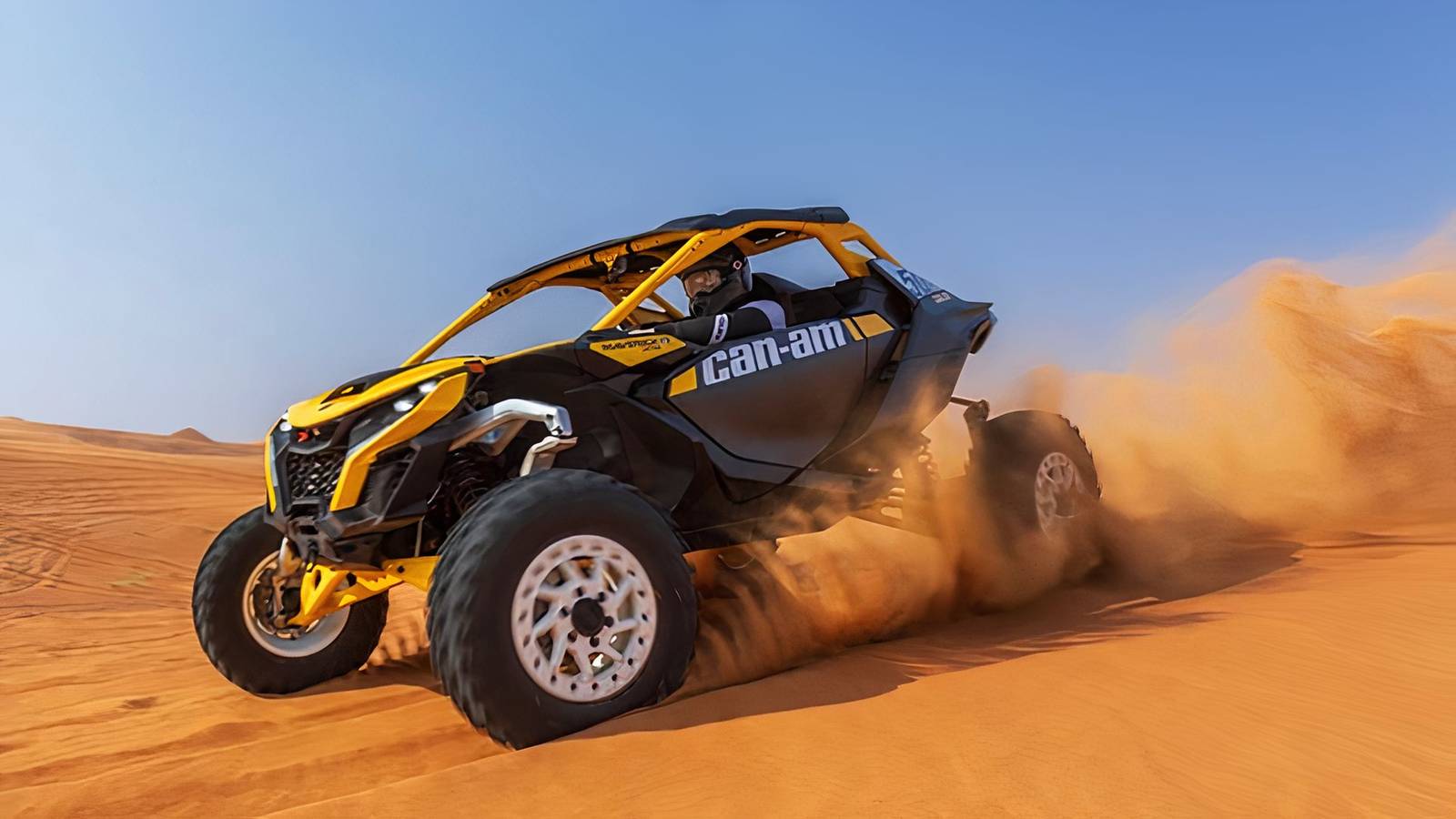 The Can-Am Maverick R Proves Column-Mounted Paddle Shifters Are Best