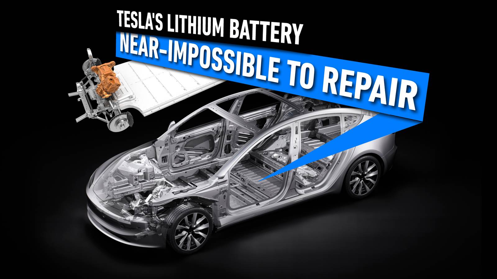 Here's What Makes Tesla's Lithium Battery Packs Near-Impossible To Repair