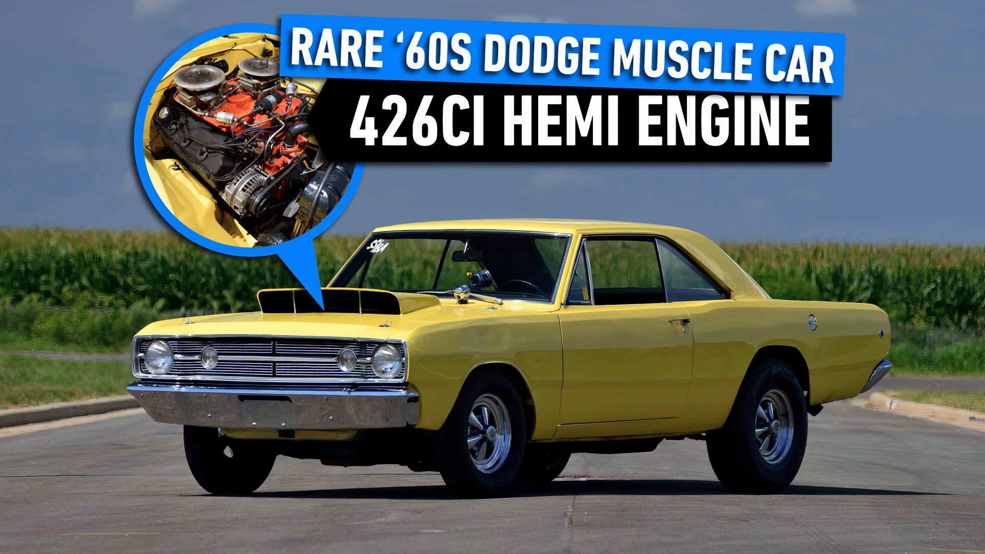 The Rarest Dodge Muscle Car From The ‘60s With A Factory 426ci Hemi Engine