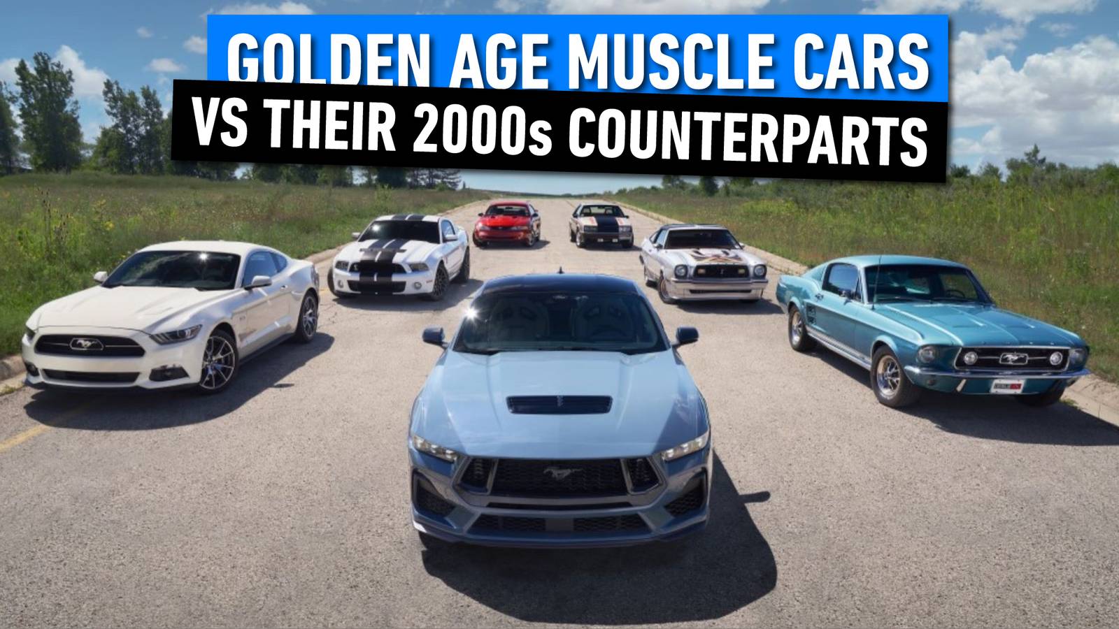 Then Vs. Now: Comparing The Golden Age Muscle Cars To Their 2000s ...