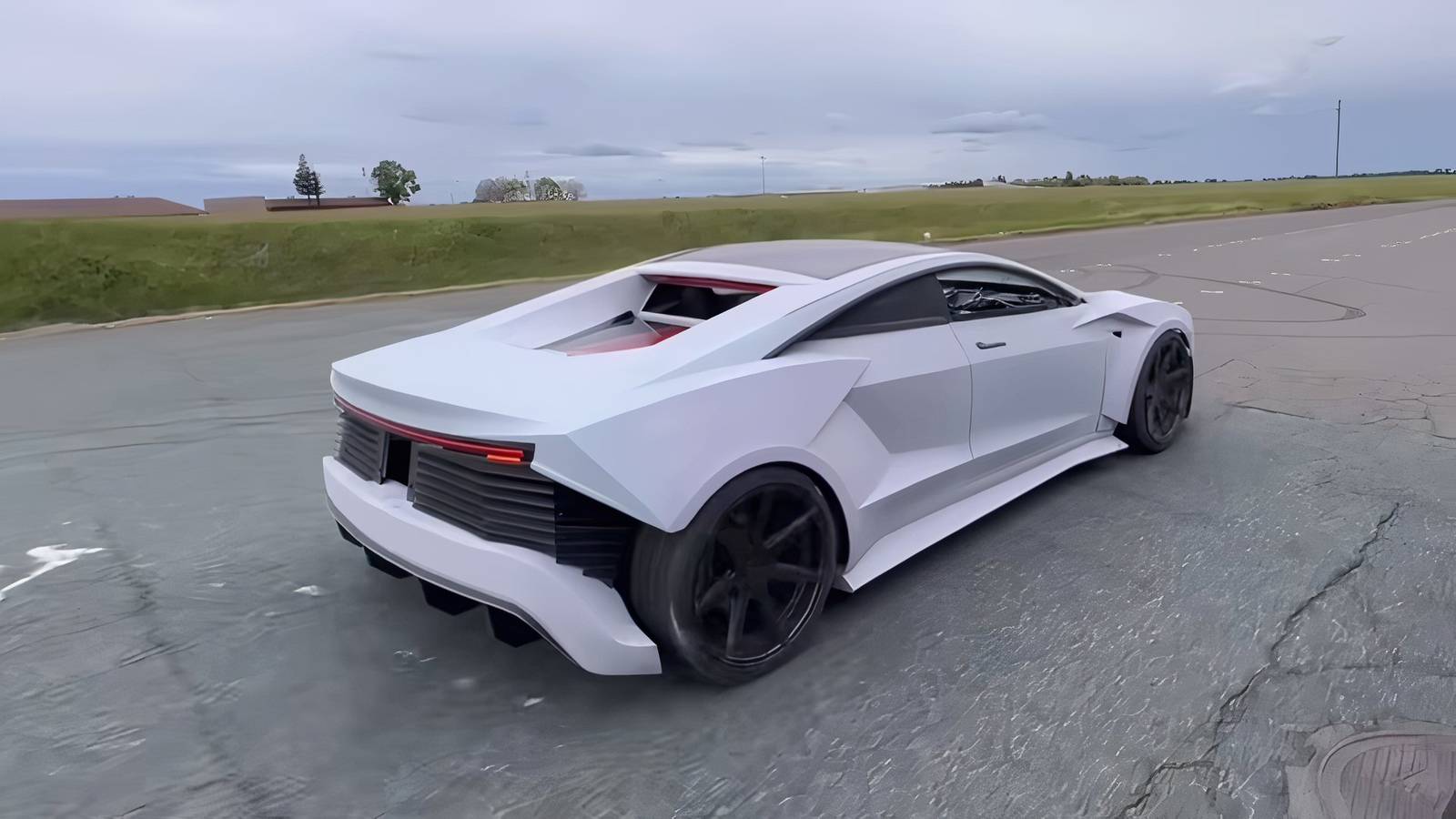 This Custom Tesla CyberRoadster Will Leave You Torn