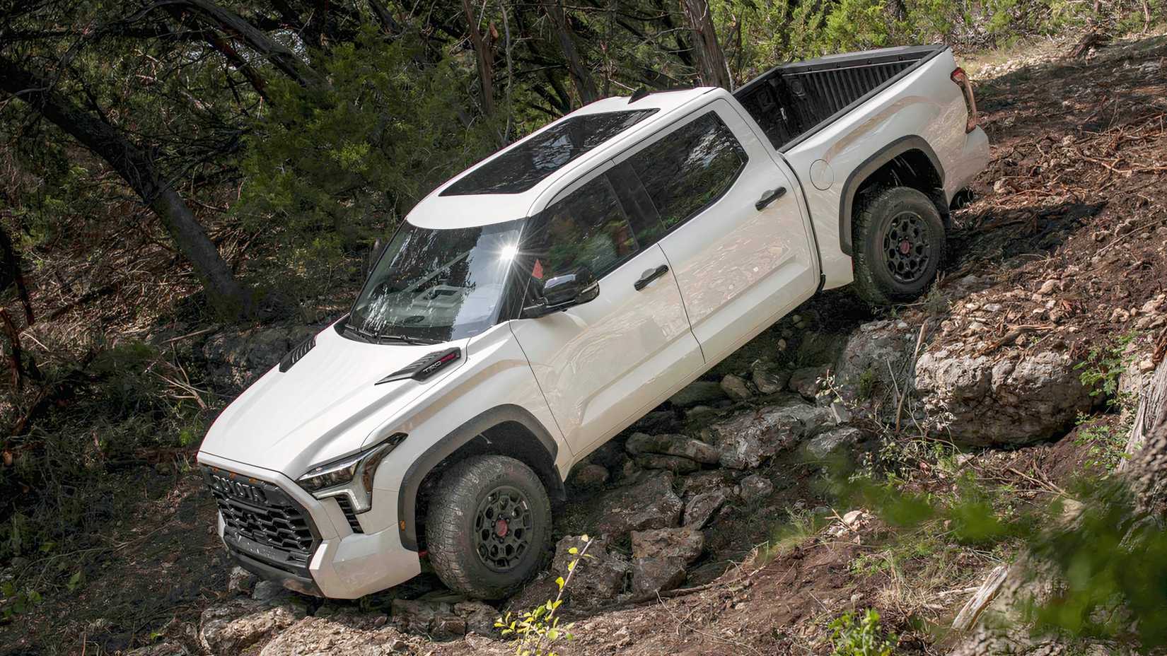 White 2024 Toyota Tundra Trd Pro