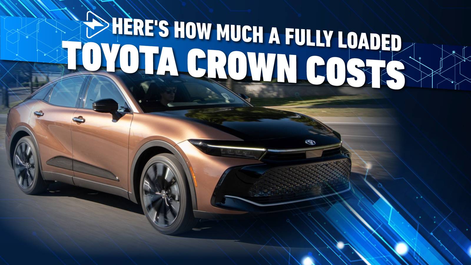 Here's How Much A Fully Loaded Toyota Crown Costs
