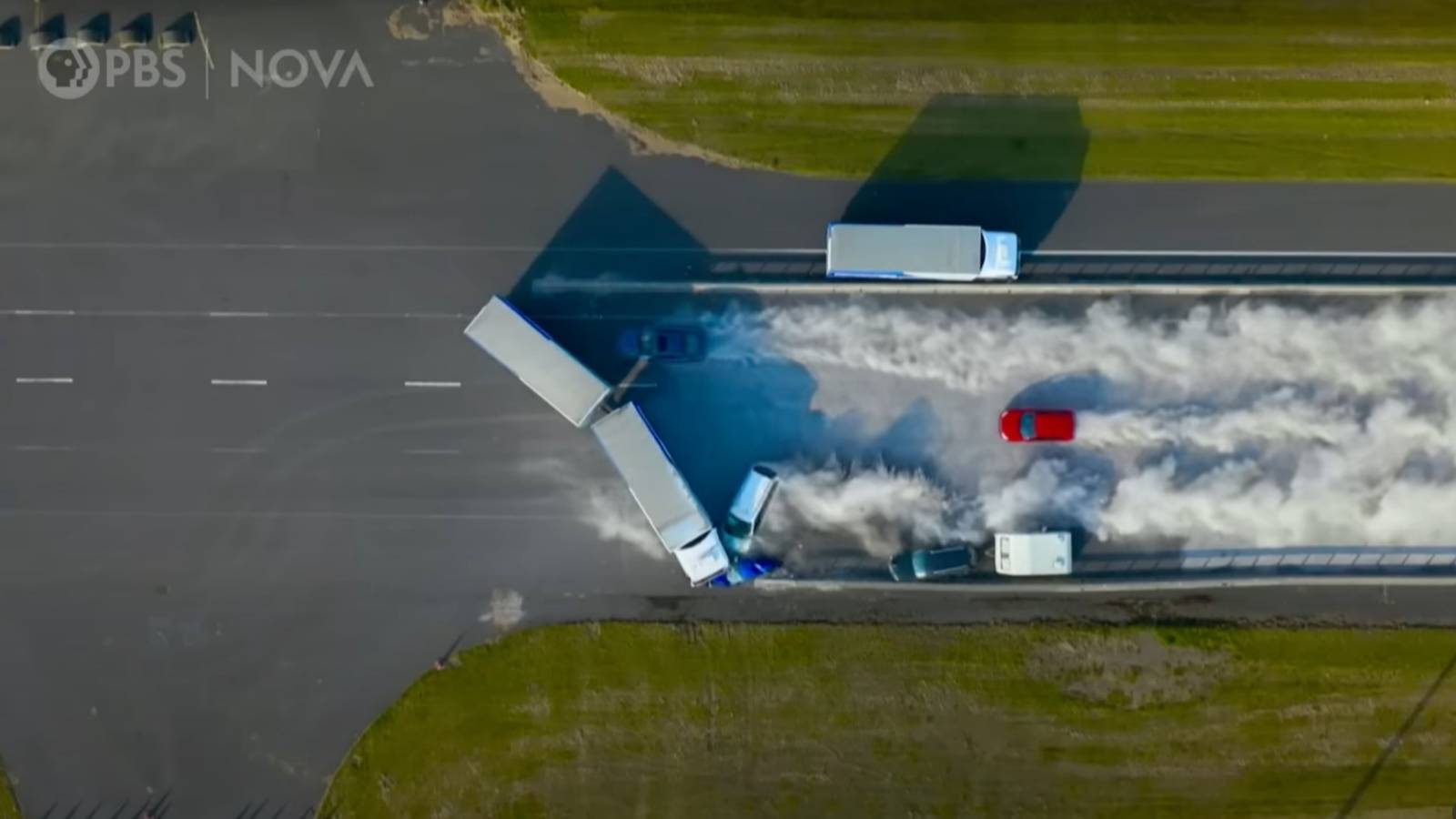 Watch The World's First 8-Car Crash Test