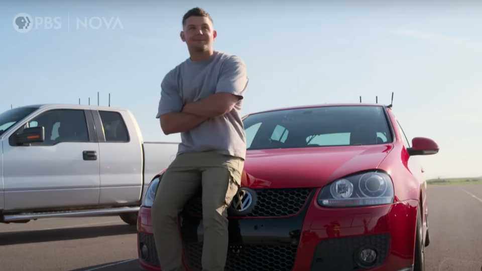 Watch The World's First 8-Car Crash Test