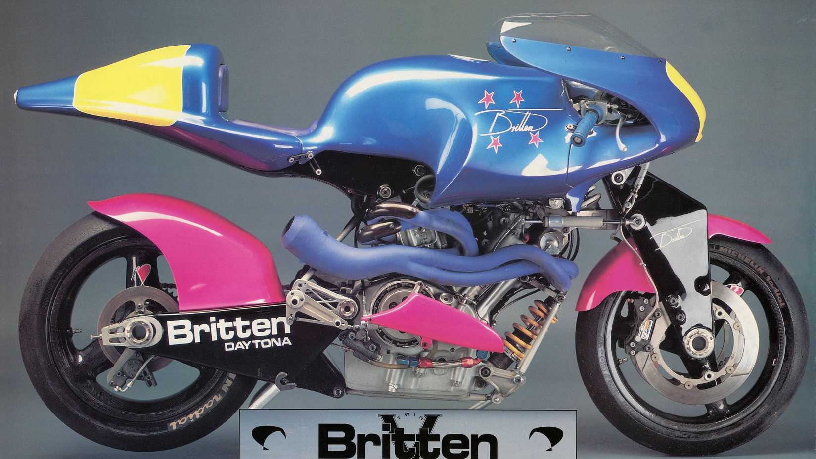 The Most Over-Engineered Motorcycle Ever Built Is The Britten V100