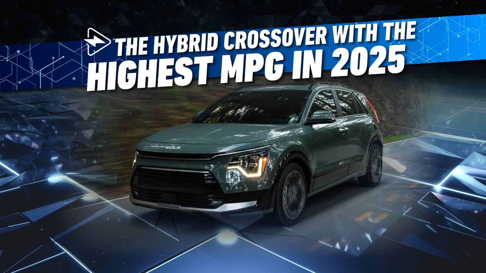 The Hybrid Crossover With The Highest MPG In 2025