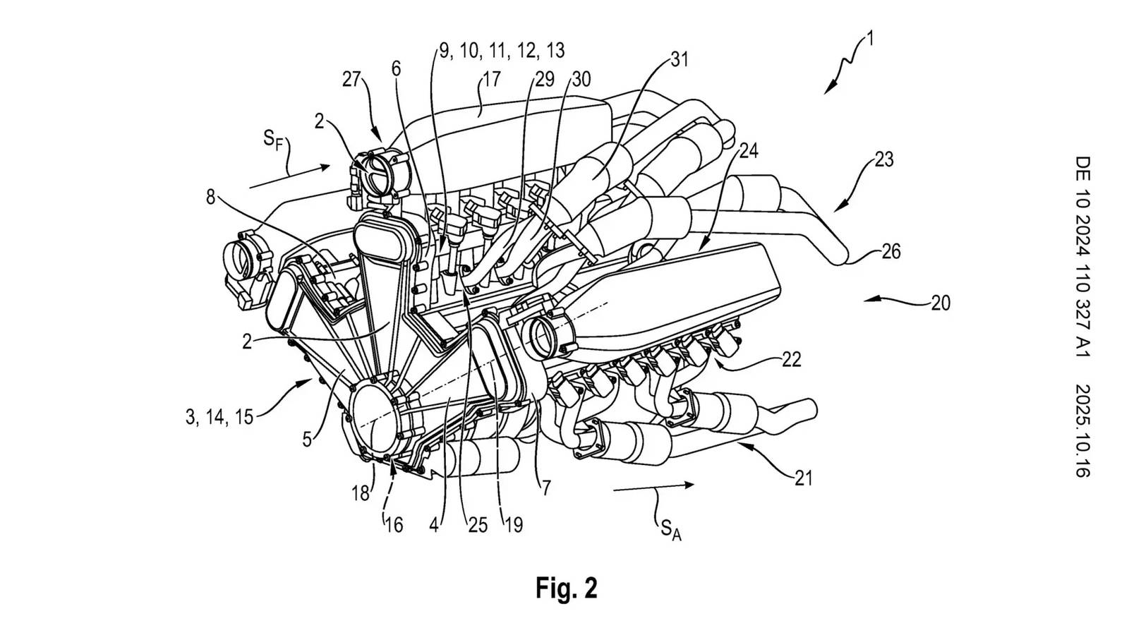 Porsche Patents Innovative W12 Engine Design With Three Cylinder Banks