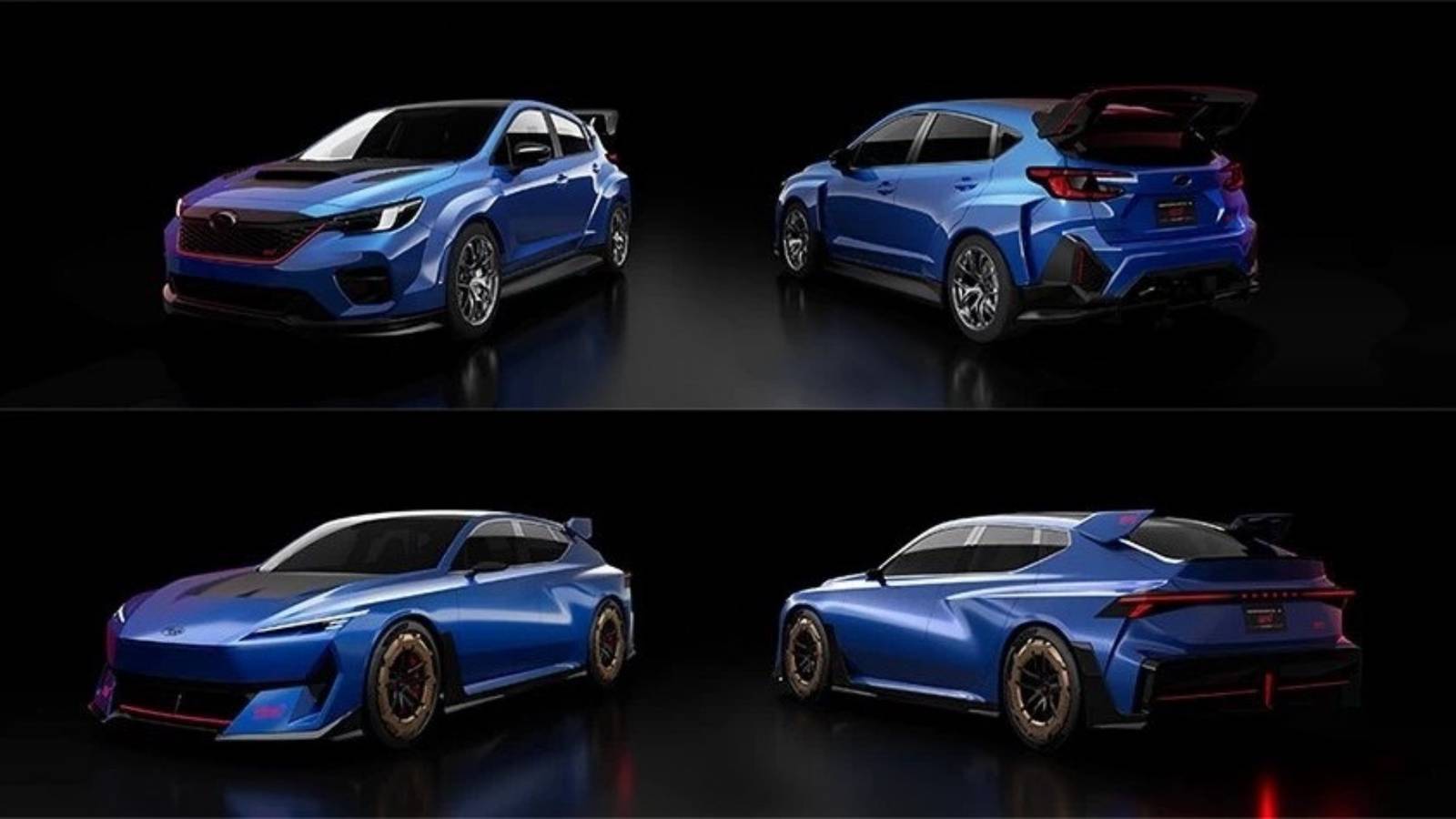 Subaru Unveils Electric And Gas-Powered STI Concept Cars At Japan ...