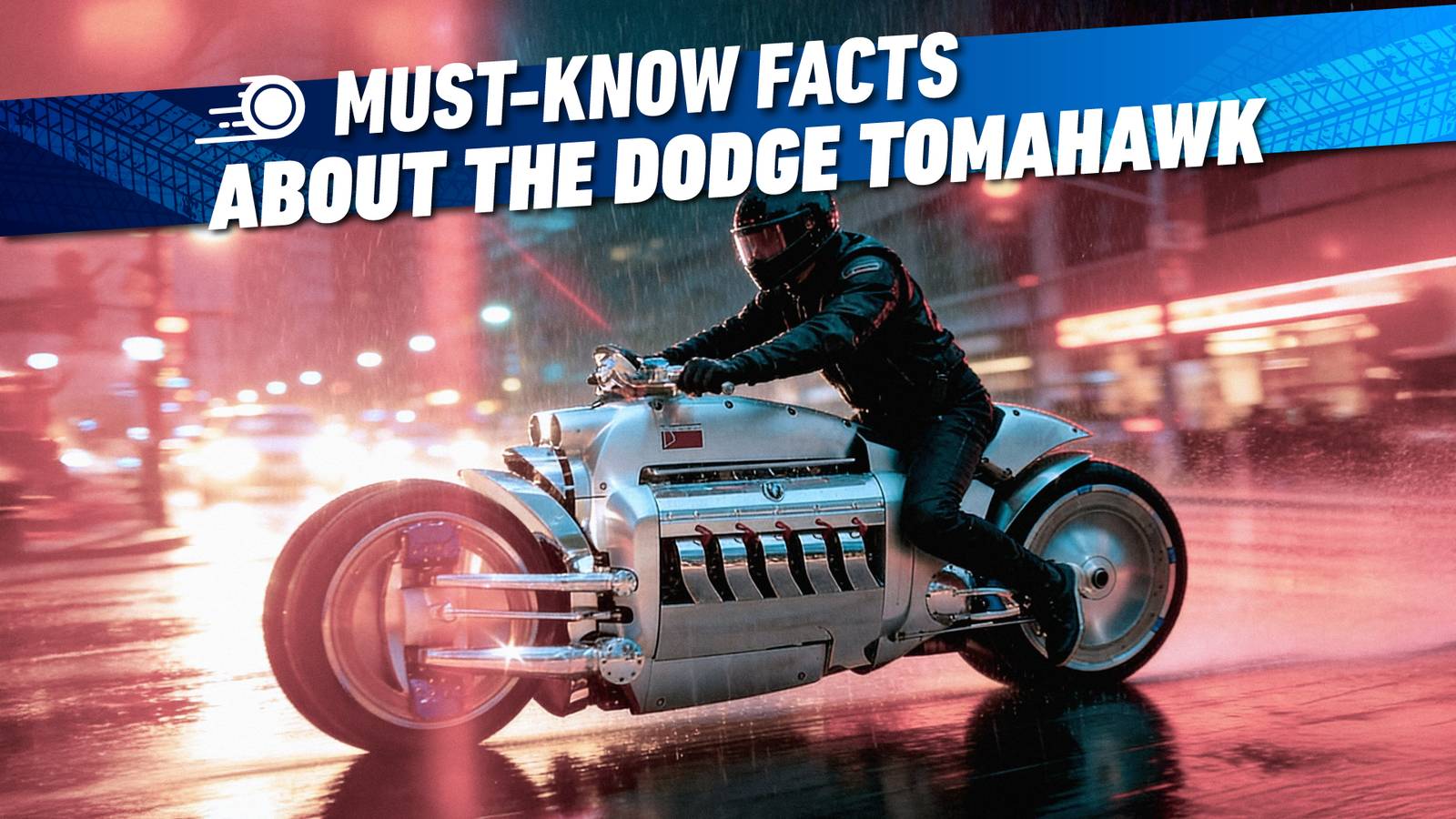 Must-Know Facts About The Original Dodge Tomahawk Motorcycle
