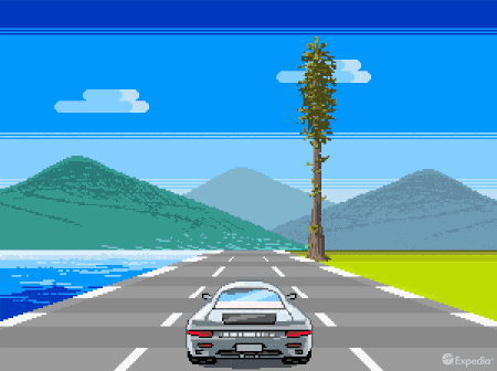 America’s Best Driving Roads Given Pixel Art Treatment
