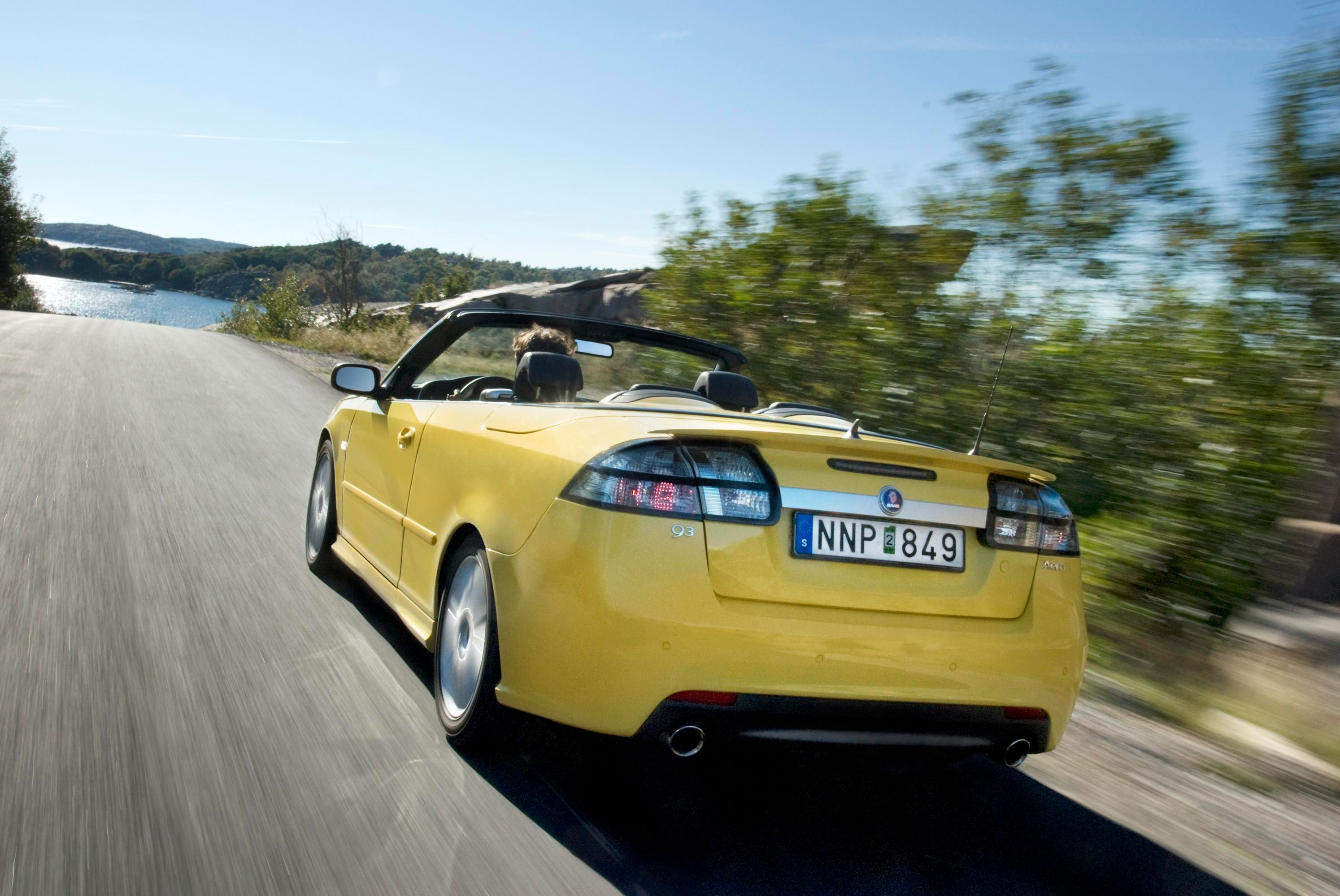 2008 Saab 9-3 Convertible Yellow Edition