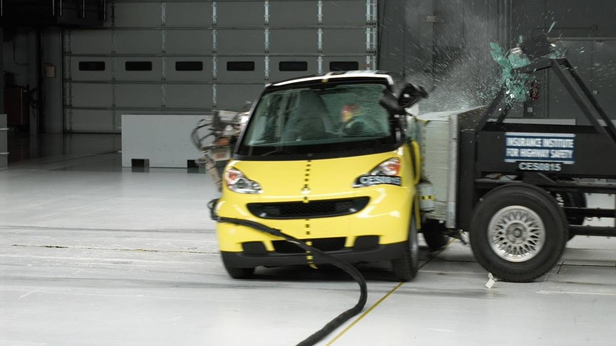 Top crash test ratings for Smart ForTwo