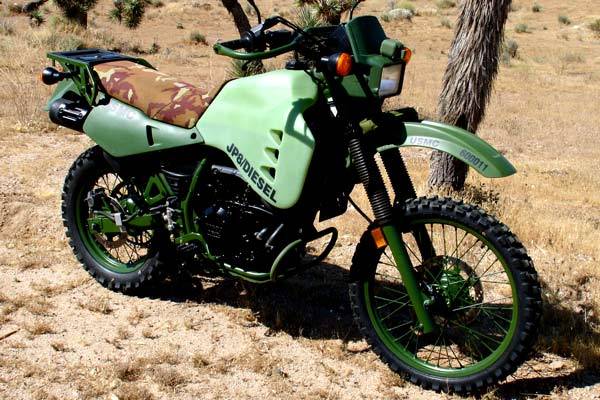 The Military goes for Diesel Motorcycles
