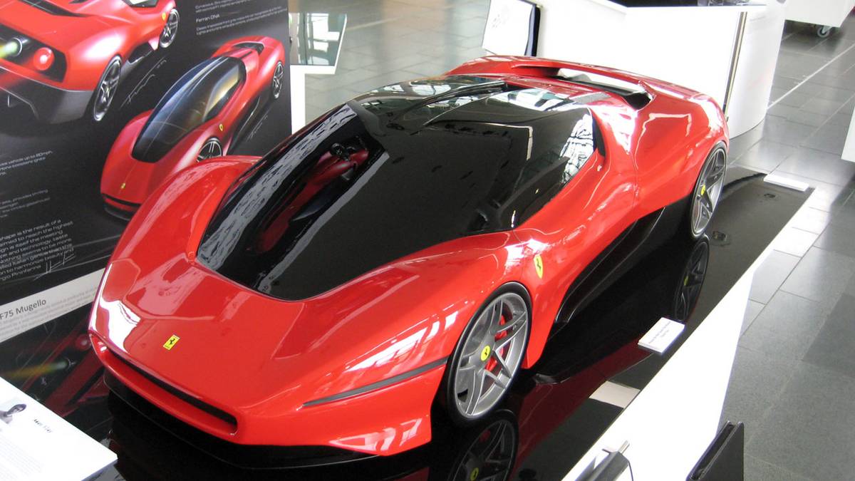 Ferrari F75 Mugello Concept Car designed by Adam Flay