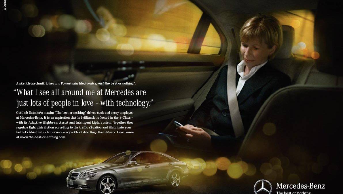Mercedes to come out with new company slogan