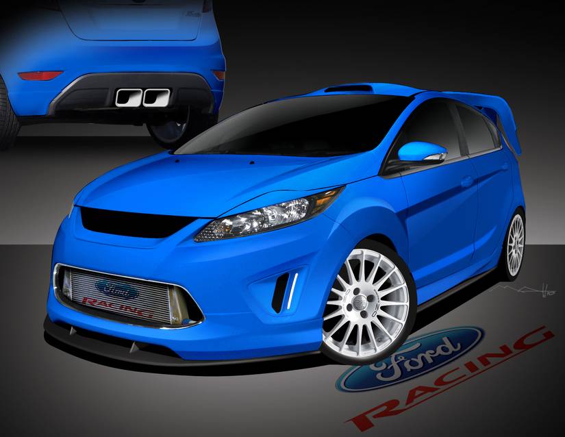 Customized Ford Fiestas Debut at SEMA